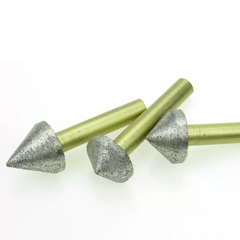 Mushroom Head Sintered Diamond Engraving Bit – 6mm Shank, 90mm Length ...